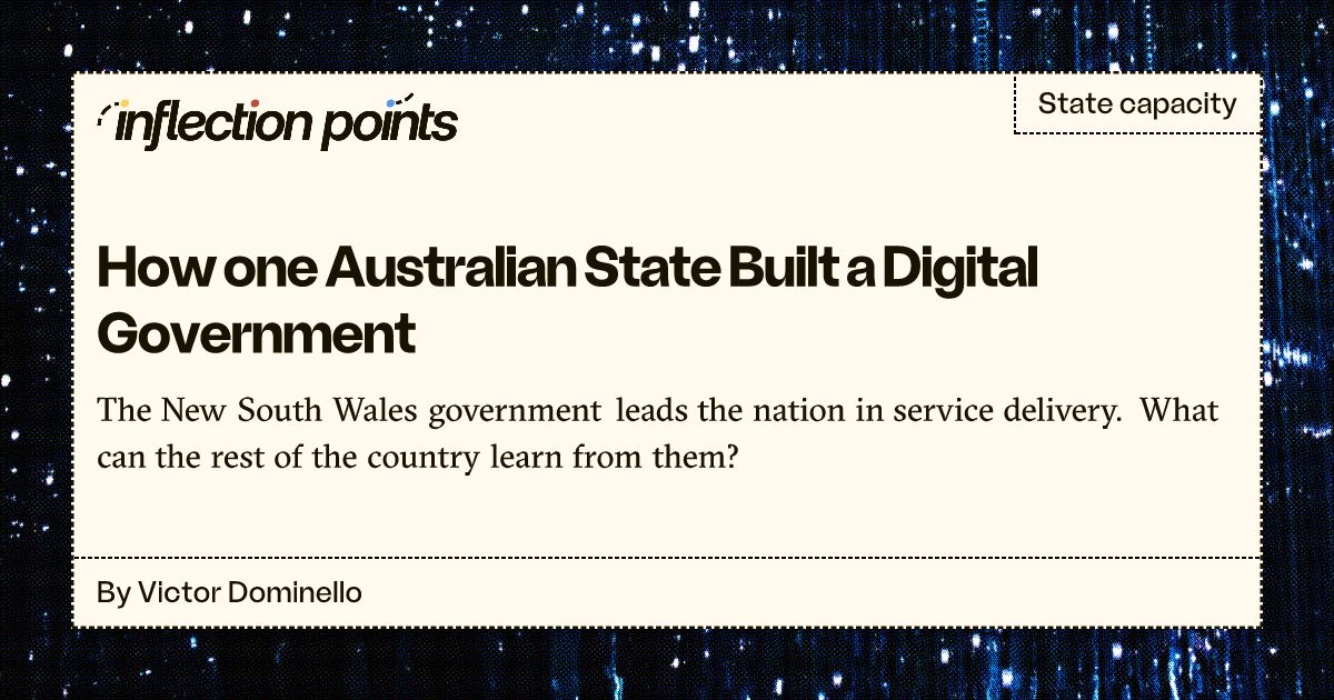How one Australian State Built a Digital Government | Inflection Points